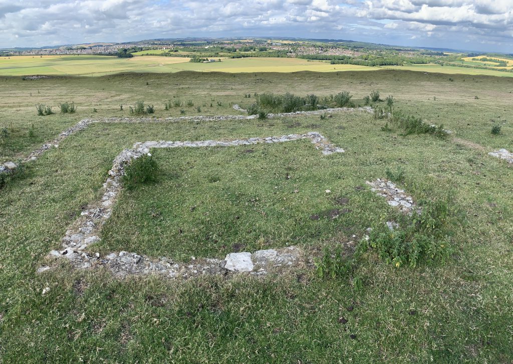 Maiden Castle Temples - Roman Britain