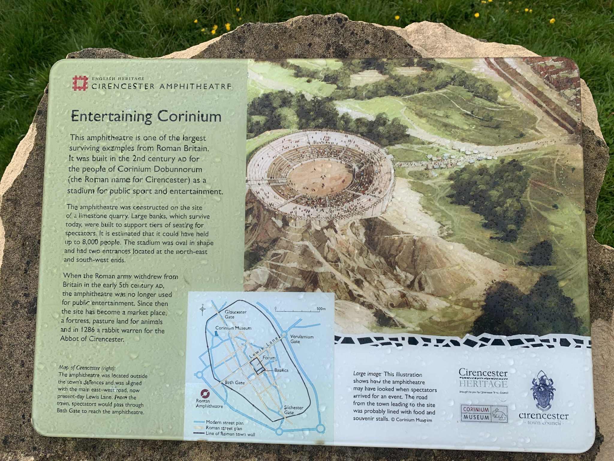 Corinium Dobunnorum (Cirencester) Amphitheatre - Roman Britain