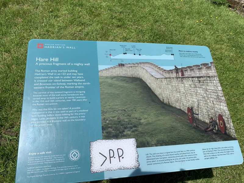 Hadrian's Wall – Hare Hill - Roman Britain