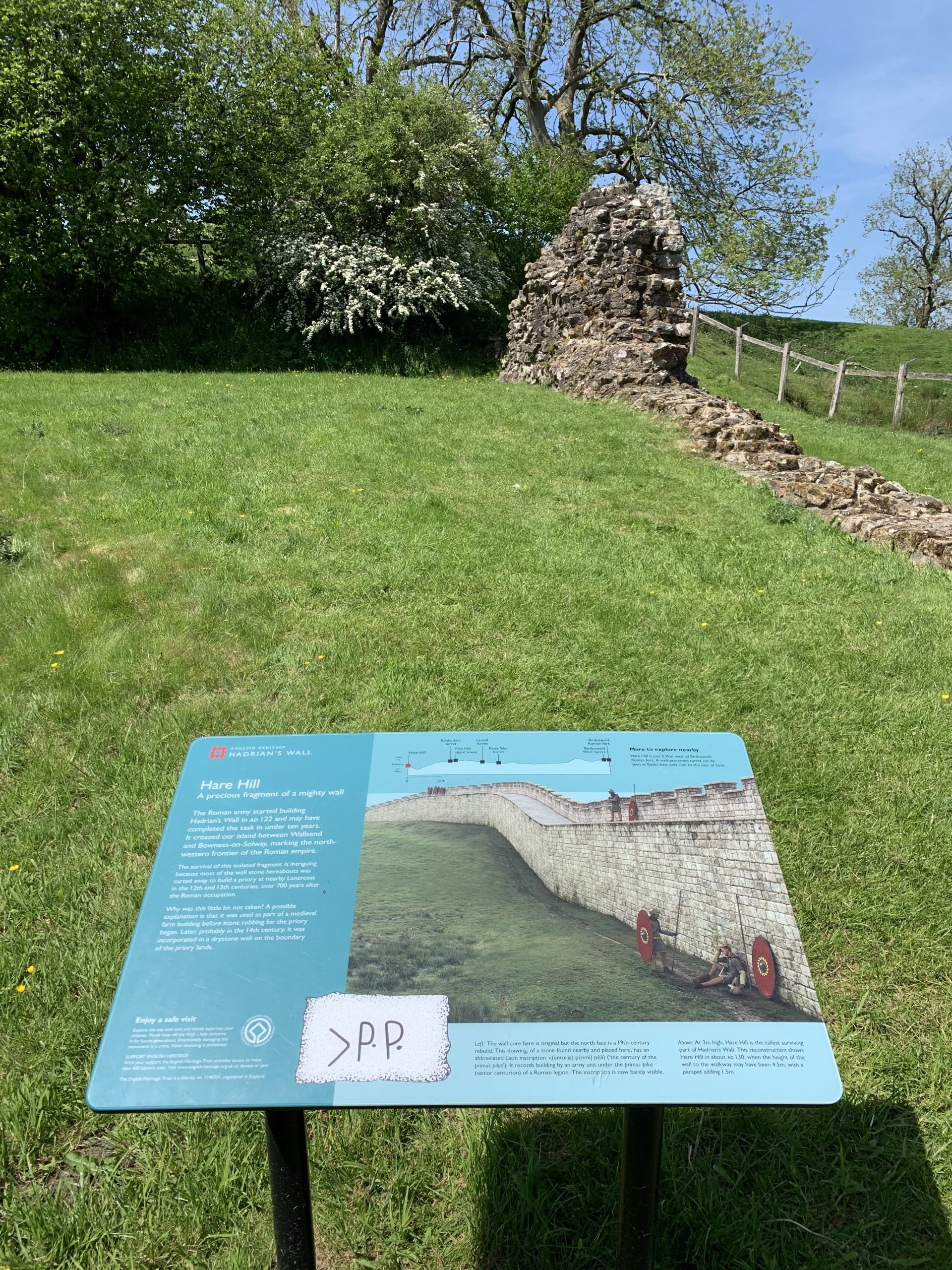 Hadrian's Wall – Hare Hill - Roman Britain
