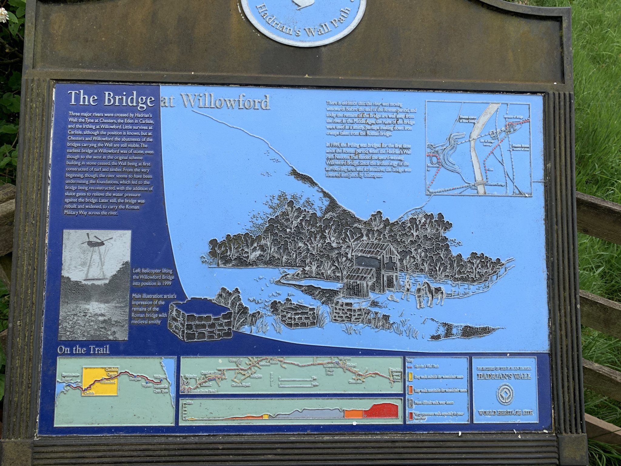 Hadrian's Wall - Willowford Bridge Abutment - Roman Britain